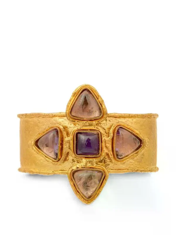 Sylvia Toledano Sultan Amethyst Cuff Bracelet