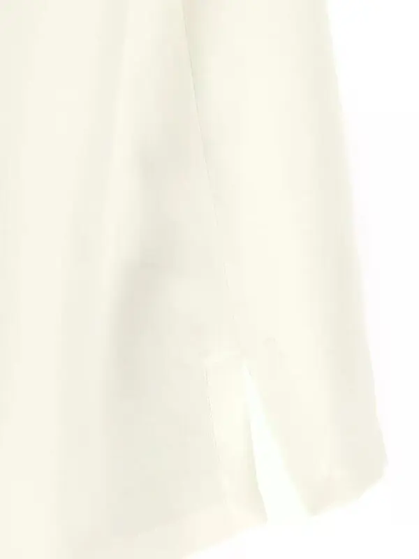 Max Mara Embroidered Silk Blouse - Neutrals