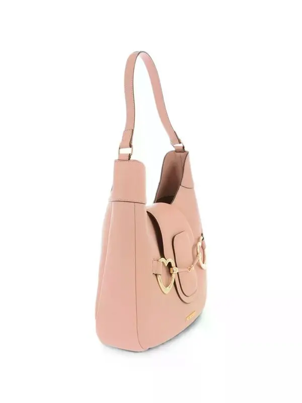 Moschino Heart Clasp Shoulder Bag - Pink
