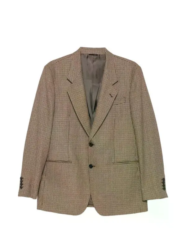 REVERES 1949 Houndstooth-pattern Blazer - Brown