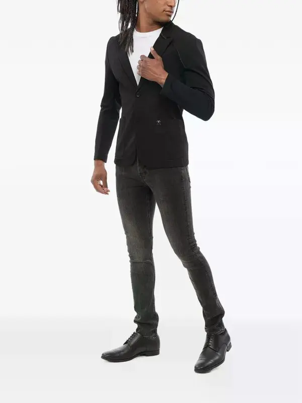 John Richmond Single-breasted Blazer - Black
