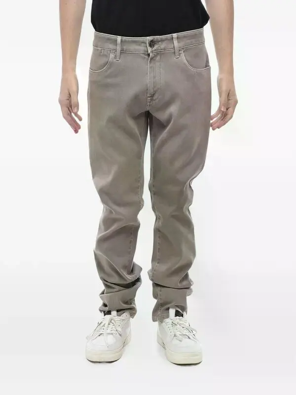 Corneliani Logo-patch Straight Jeans
