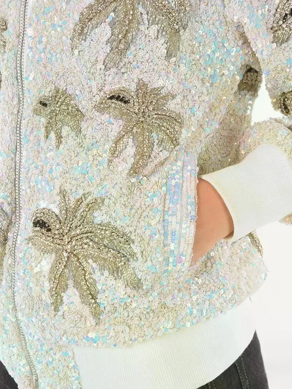 Philipp Plein Sequin-embellished Bomber Jacket