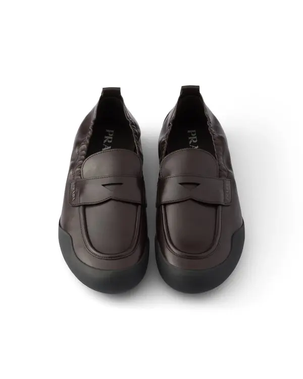 Prada Speedrock Leather Loafers