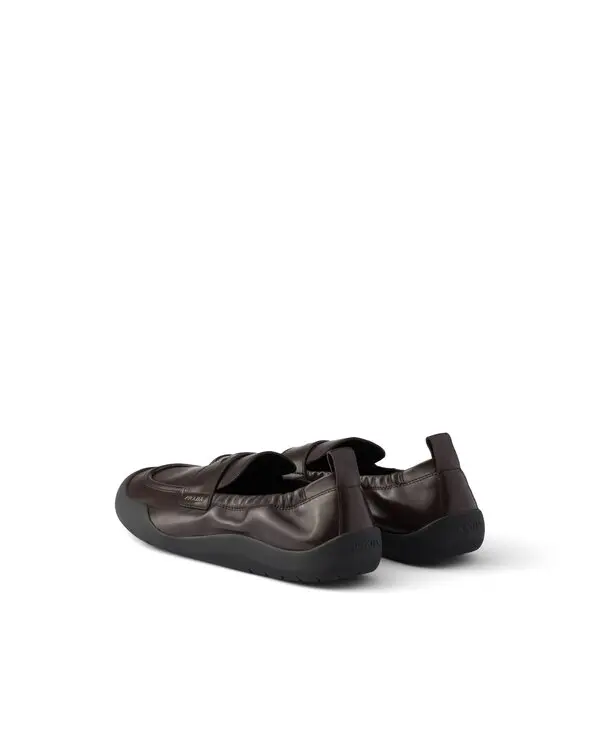 Prada Speedrock Leather Loafers