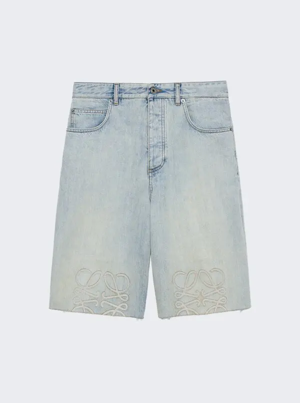 Loewe Anagram Shorts Washed - Blue