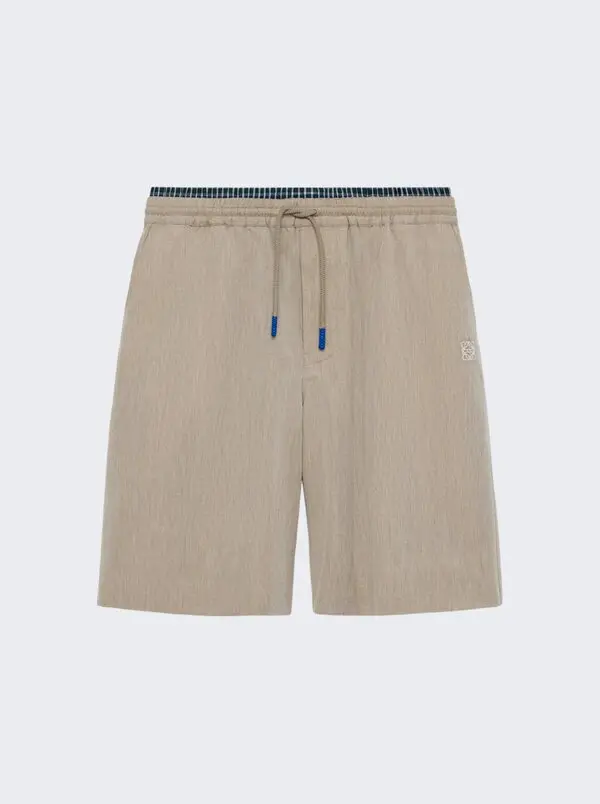 Loewe Drawstring Shorts - Beige