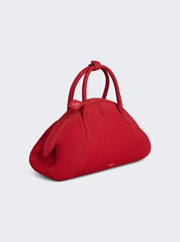 Alaïa Nubuck Top Handle Bag Bright