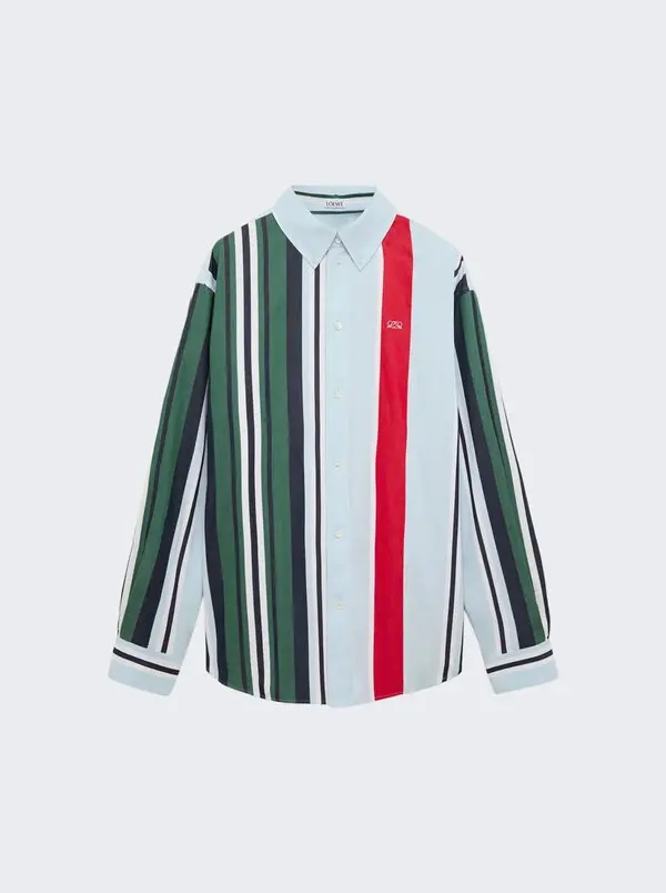 Loewe Striped Cotton Shirt Multicolor - Multi