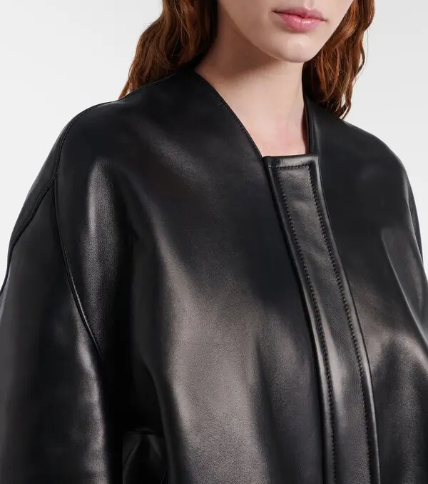 Khaite Cordan Leather Jacket