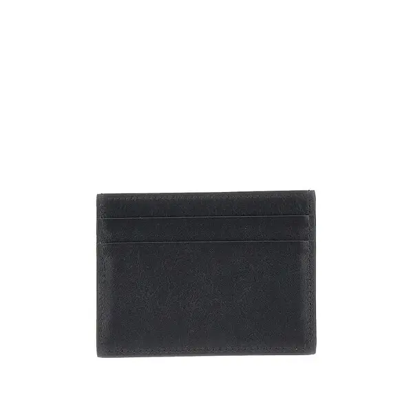Dolce & Gabbana Leather Cardholder With Dg Logo