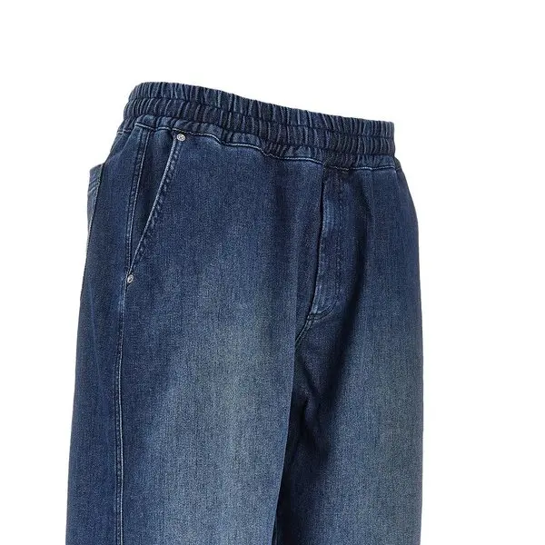 Emporio Armani Stretch Denim Loose Fit Pants
