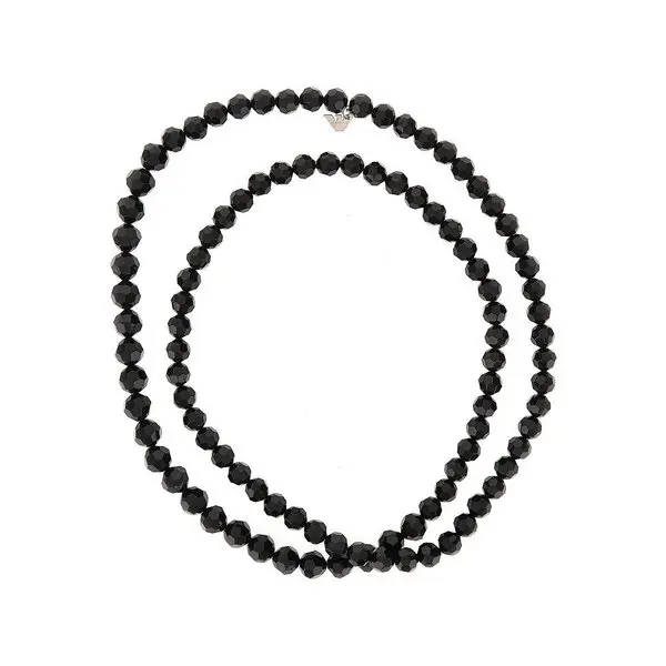 Emporio Armani Long Beaded Necklace