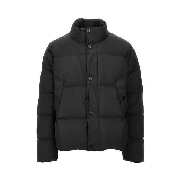 Stone Island Gart Dyed Crinkle Rep Ny Down Jacket - Black