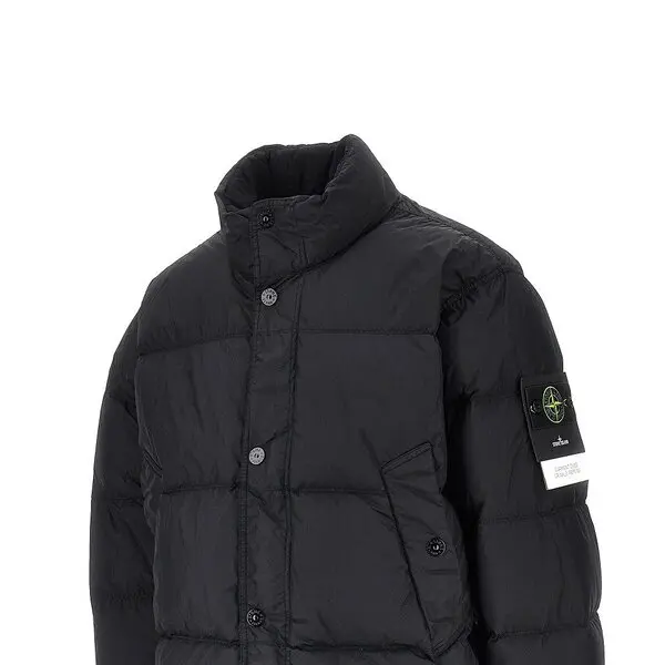 Stone Island Garment-dyed Crinkle Rep Nylon Down Jacket