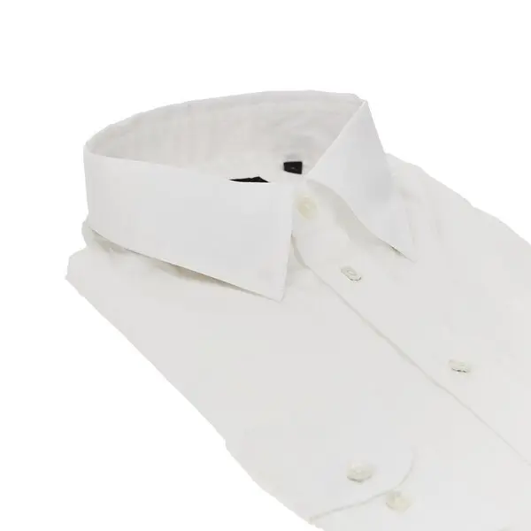 Emporio Armani Cotton-blend Technical Poplin Hirt
