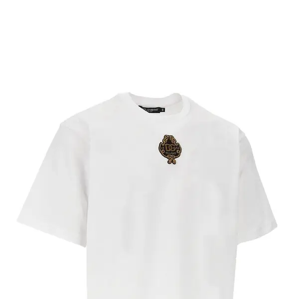 Dolce & Gabbana Embroidered Patch Boxy T-shirt