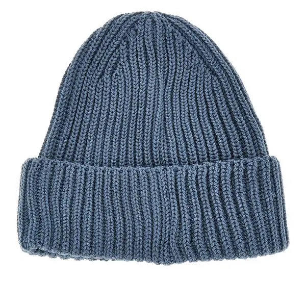 C.P. COMPANY Wool Beanie Hat With Lenses - Blue