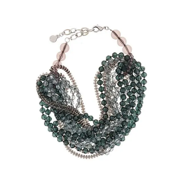 Emporio Armani Multi-strand Beaded Necklace