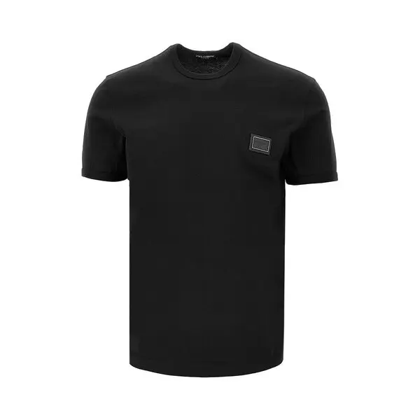 Dolce & Gabbana Logo Plate T-shirt - Black