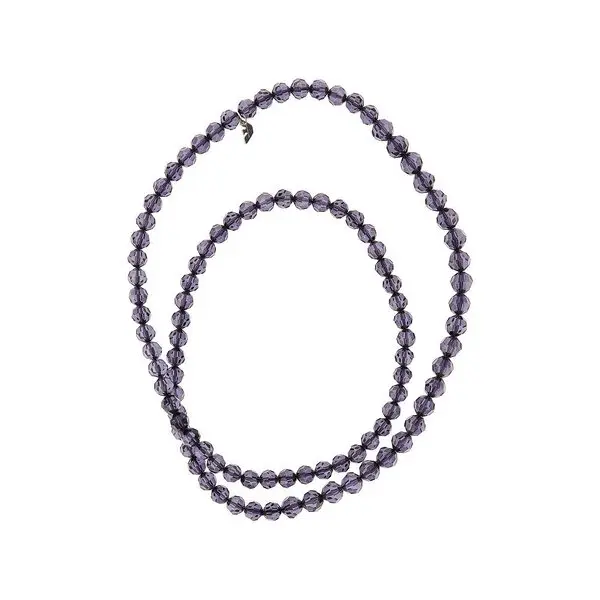 Emporio Armani Faceted Beads Long Necklace - Blue