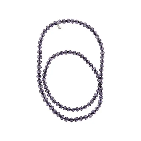Emporio Armani Faceted Beads Long Necklace