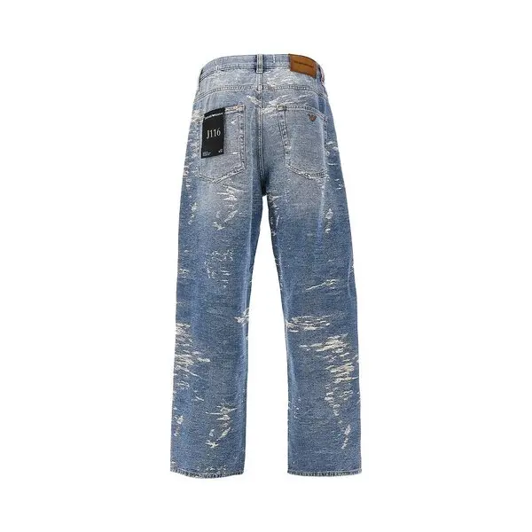 Emporio Armani Five-pocket Jeans Vintage Effect Oversized Fit