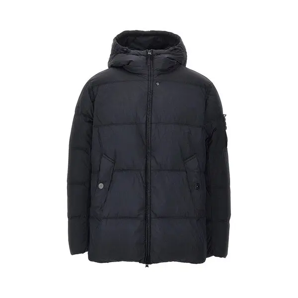 Stone Island Gart Dyed Crinkle Rep Ny Down Jacket - Blue