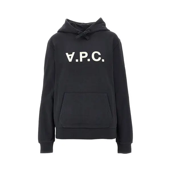 A.p.c. Flocked Logo Hoodie