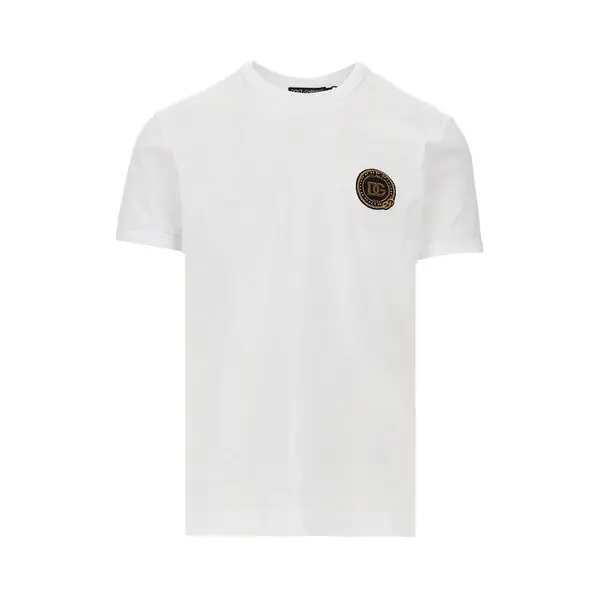 Dolce & Gabbana Embroidered Patch T-shirt - White