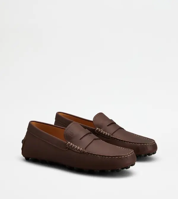 TOD'S Gommino Bubble Loafers In Leather