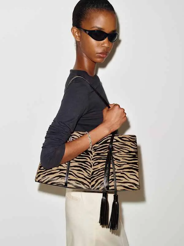 REFORMATION Elena Tote Bag - Brown