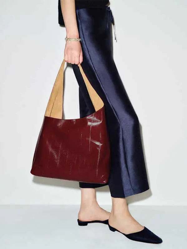 REFORMATION Vittoria Minimal Tote - Red