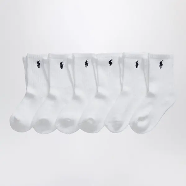 Polo Ralph Lauren Set Of Three Socks - White