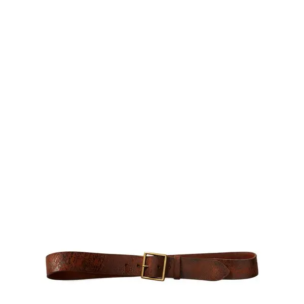 Ralph Lauren Distressed Leather Belt