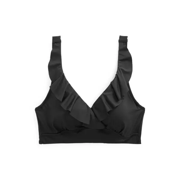 Ralph Lauren Ruffle-trim V-neck Bikini Top