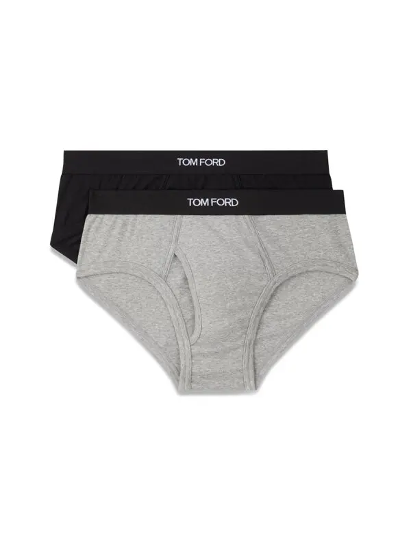 TOM FORD Confenzione Da Due Slip - Black