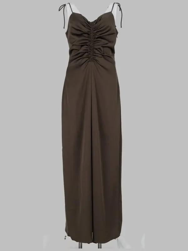 ROTATE BY BIRGER CHRISTENSEN Ruched Midi Dress - Green