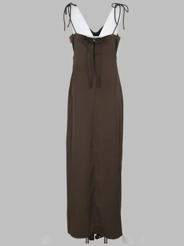 ROTATE BY BIRGER CHRISTENSEN Ruched Midi Dress