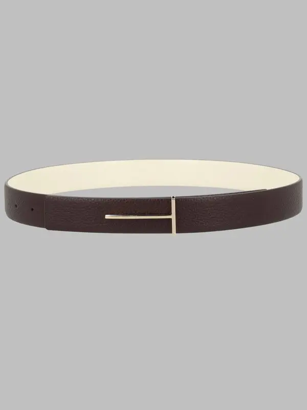 TOM FORD Cintura Con Fibbia T - Brown