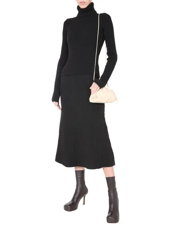 Bottega Veneta Ribbed Turtleneck Sweater