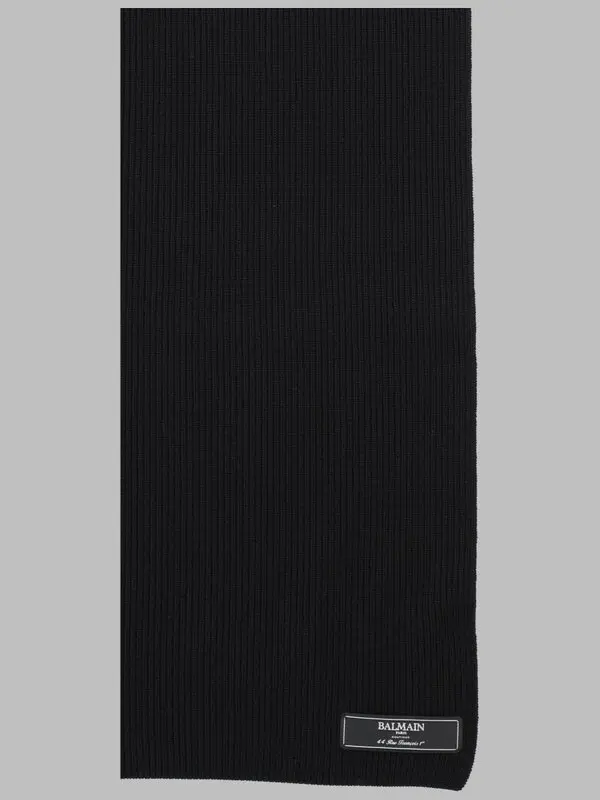 Balmain Merino Wool Scarf