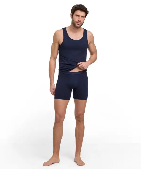 Falke 2-pack Long Leg Boxer Daily Comfort - Grey