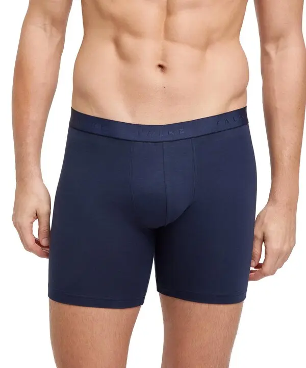 Falke 2-pack Long Leg Boxer Daily Comfort - Grey