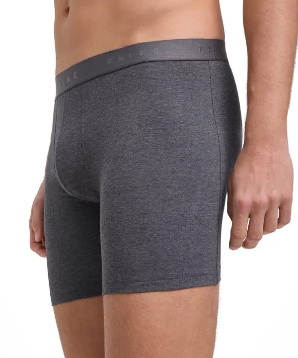 Falke 2-pack Long Leg Boxer Daily Comfort - Grey