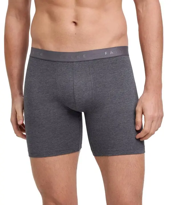 Falke 2-pack Long Leg Boxer Daily Comfort - Grey