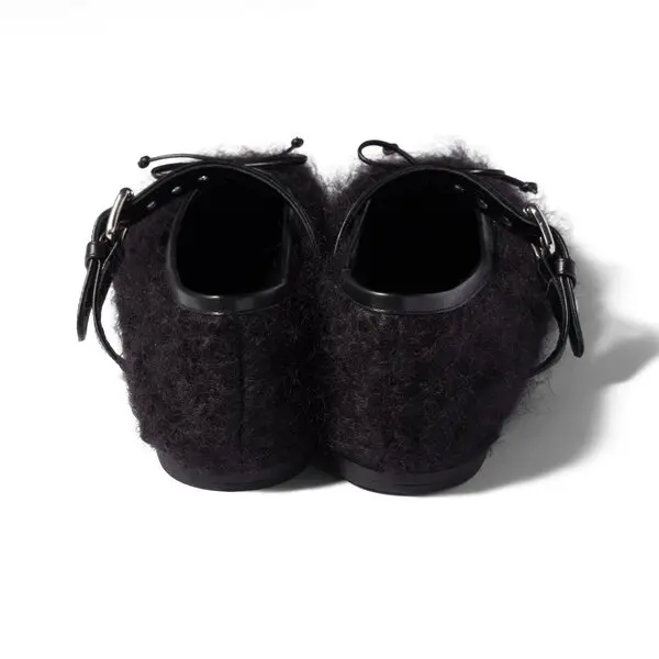 Miu Miu Mohair Ballerinas