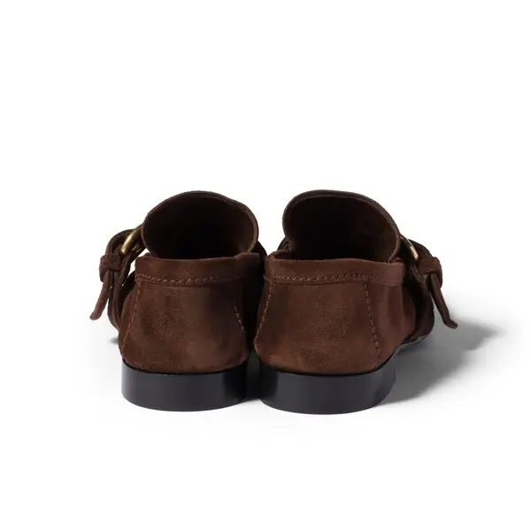 Miu Miu Suede Loafers With Buckle