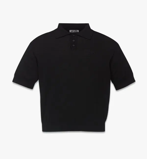 Mcm X We The Best Logo Embroidery Polo - Black