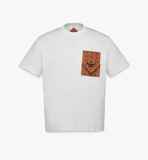 Mcm Monogram Patch Pocket T-shirt - White
